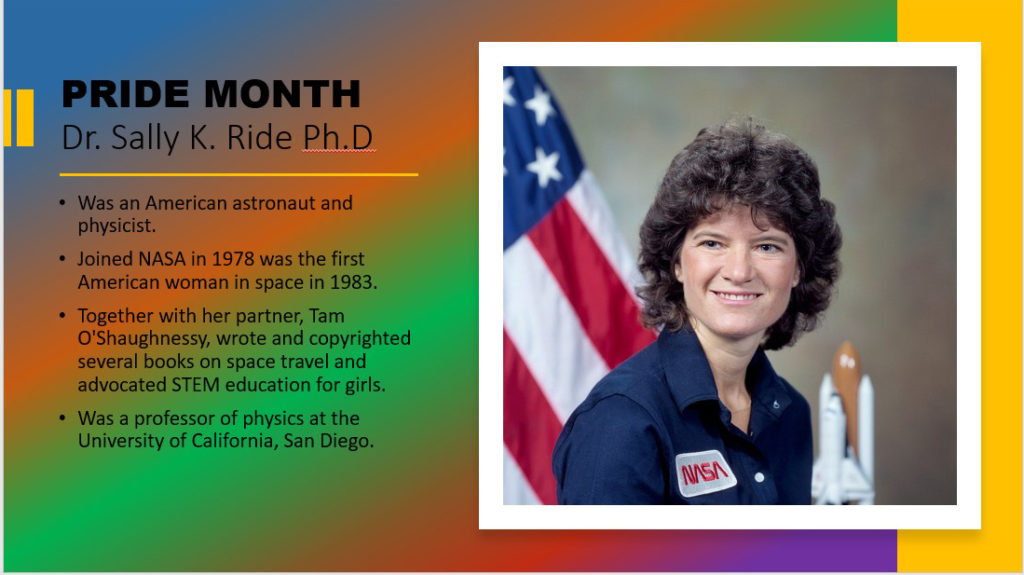 Sally K. Ride, Ph.D - IPO Education Foundation